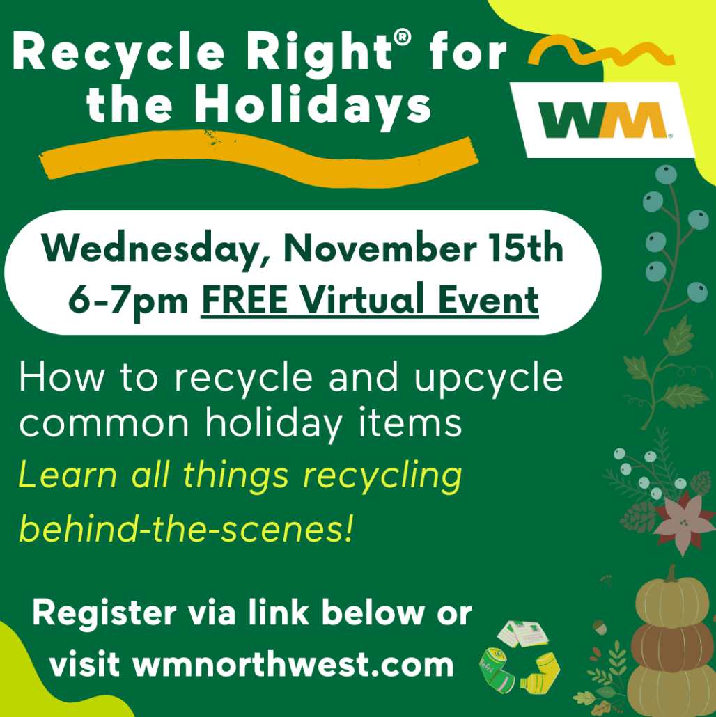 WM Recycle Right® for the Holidays Virtual Event | Association of ...